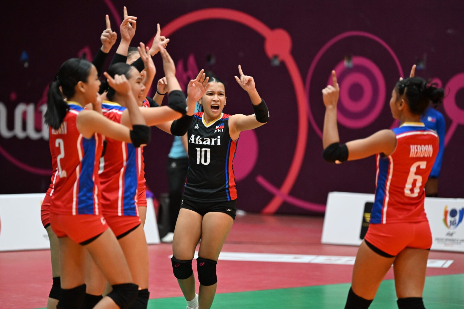 Alas girls' Frances Ramos steps up as libero in AVC U16 tilt