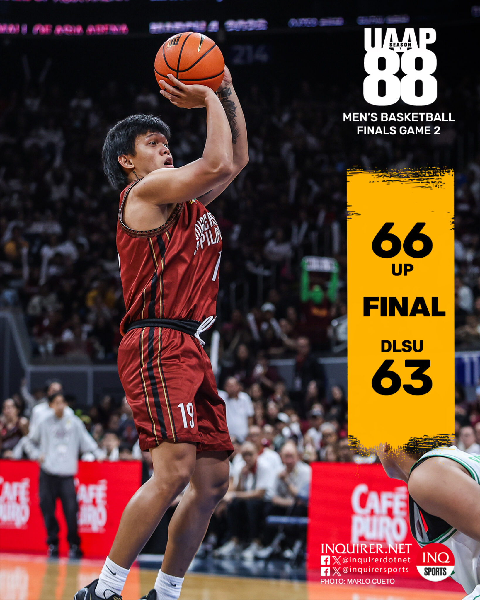 LIVE: UAAP Season 88 basketball Finals Game 2 - UP vs La Salle