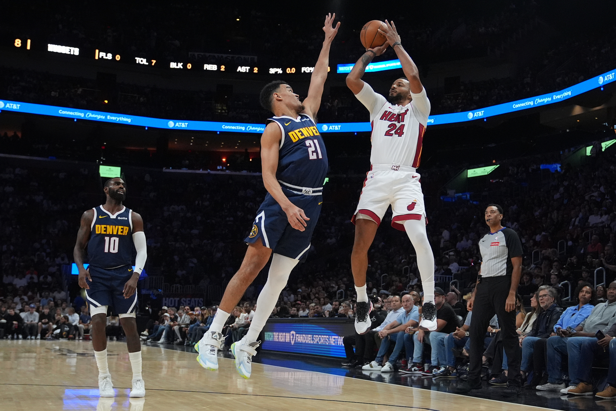 NBA: Heat cruise to victory as Nuggets lose Nikola Jokic