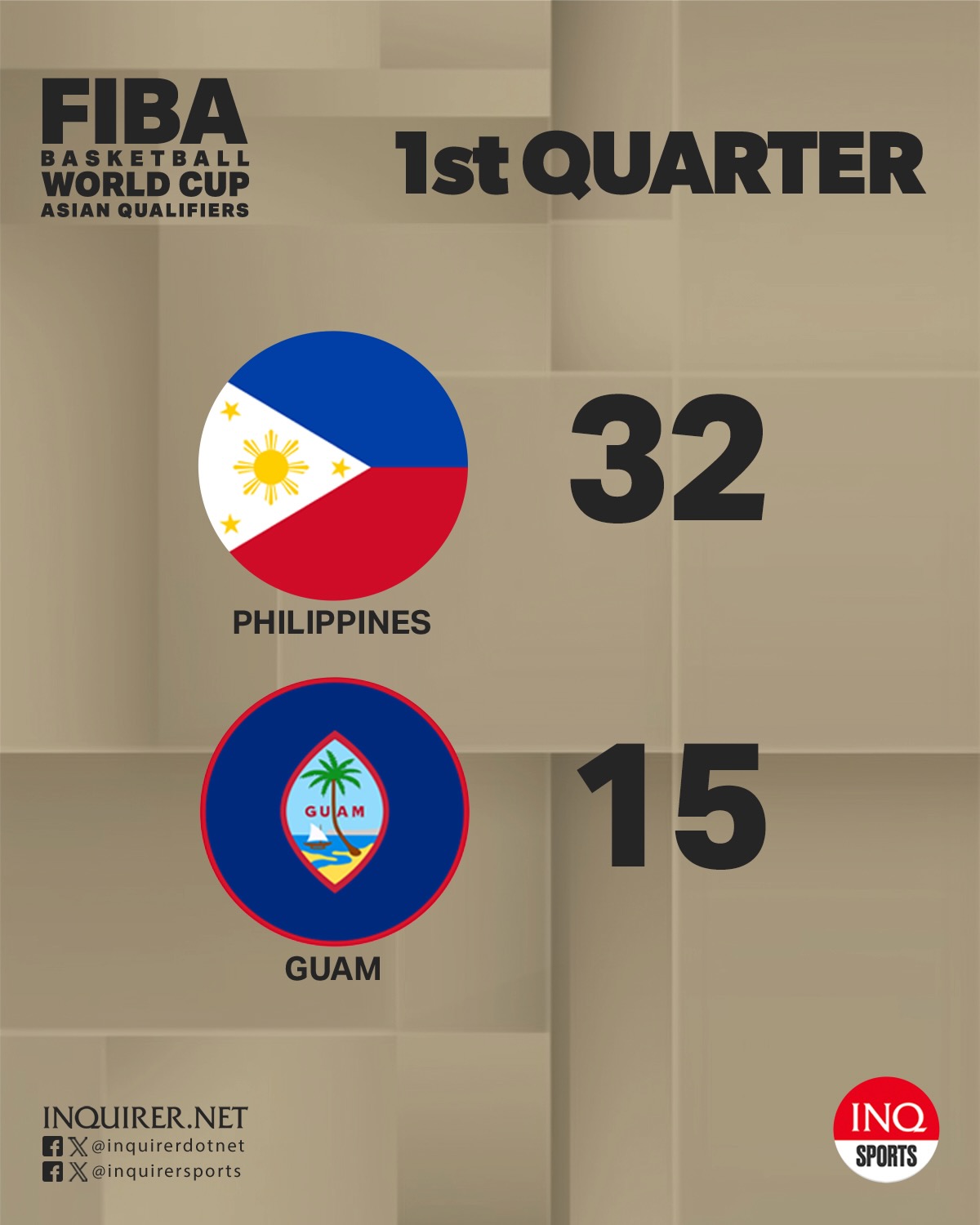 LIVE: Gilas Pilipinas vs Guam - Fiba World Cup Asian Qualifiers