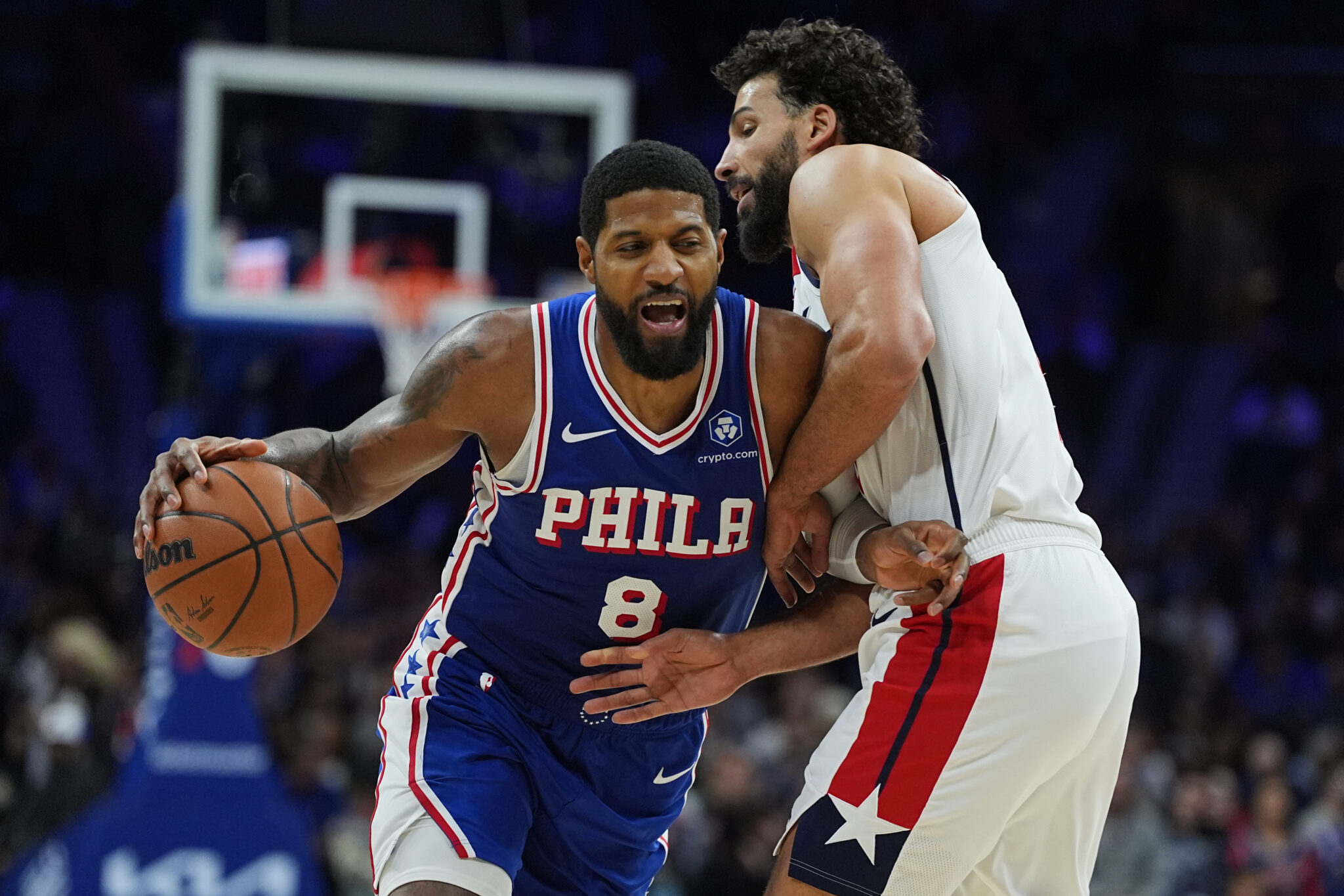 NBA: Joel Embiid, Paul George lead 76ers to win over Wizards