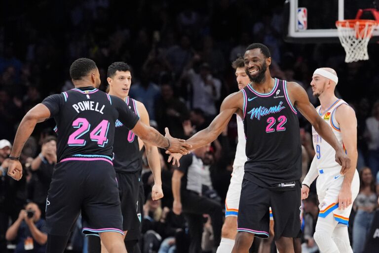NBA: Bam Adebayo, Andrew Wiggins' late 3 lift Heat past Thunder