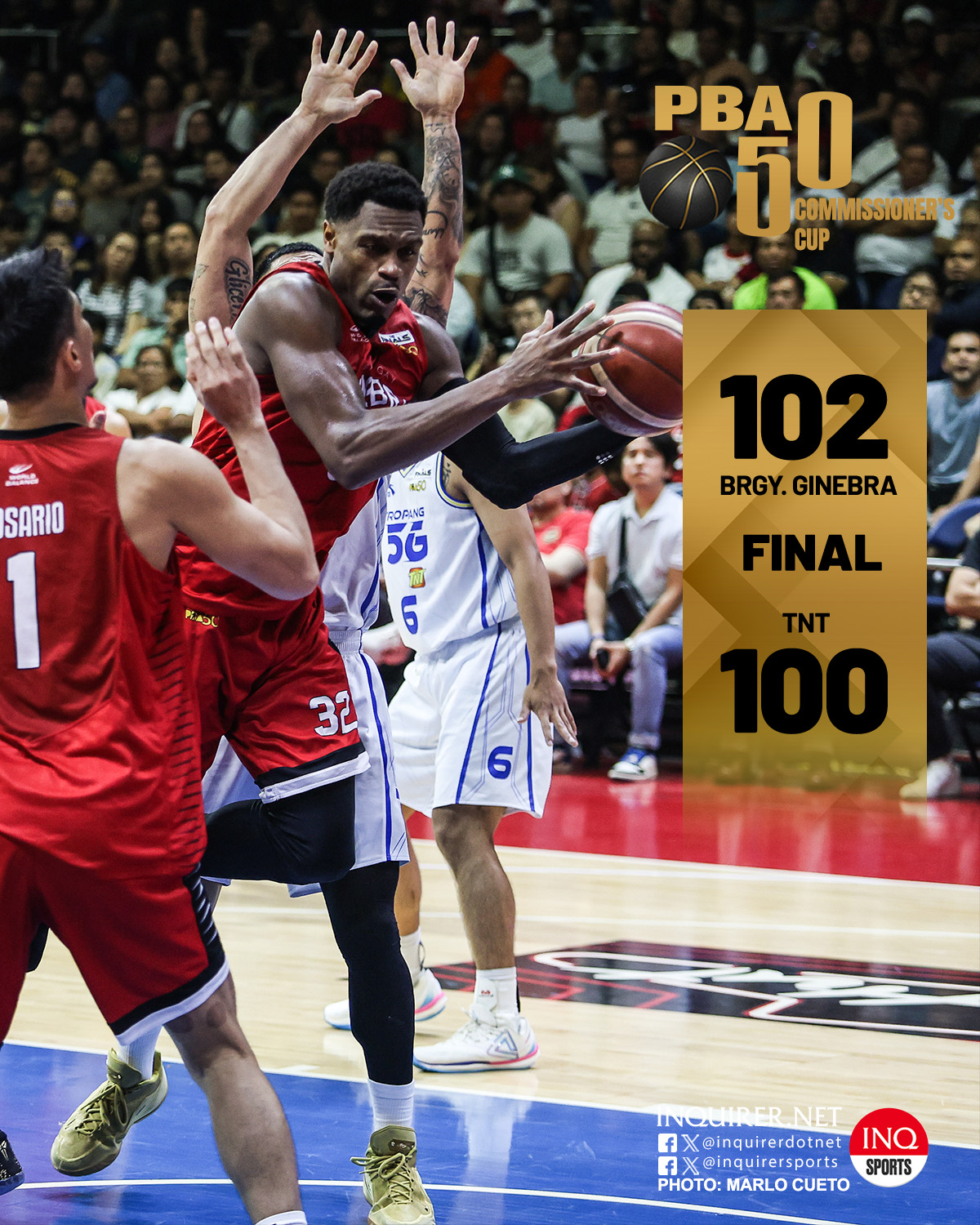 LIVE: 2026 PBA Commissioner's Cup Finals Game 1 - Ginebra vs TNT